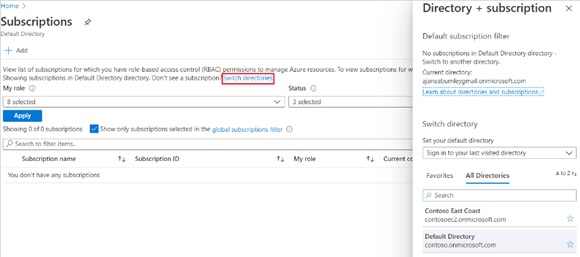 How to migrate Azure Subscription from one Tenant To another Tenant