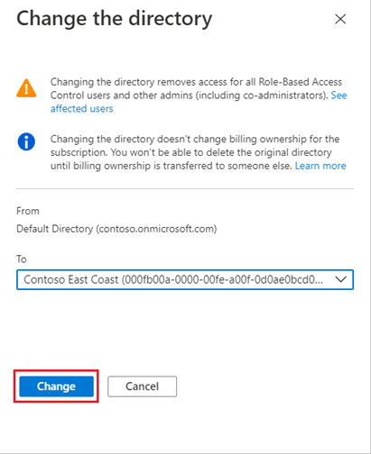 How to migrate Azure Subscription from one Tenant To another Tenant